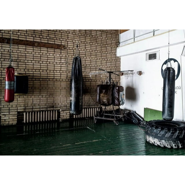 Gym Backdrop Equipment Weightlifting Exercise Sports Fitness Room ...