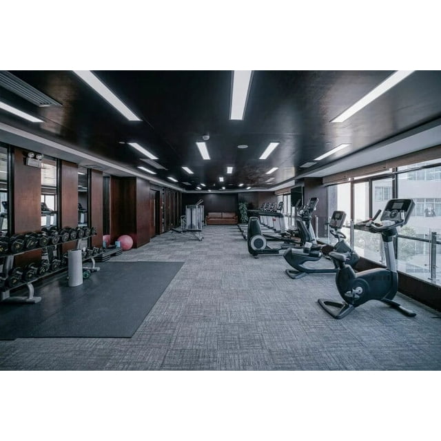 Gym Backdrop Equipment Weightlifting Exercise Sports Fitness Room ing ...