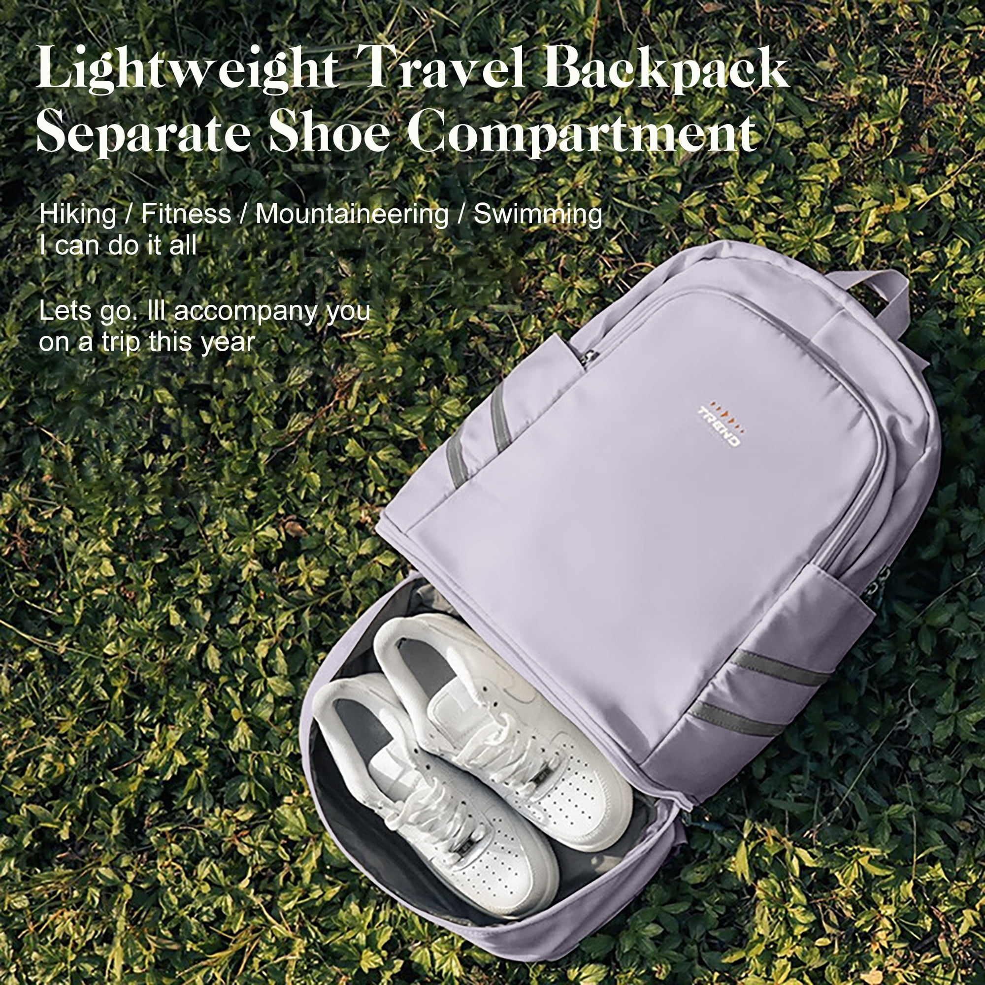 Gym Backpack For Women Waterproof Backpack With Shoe Compartment ...