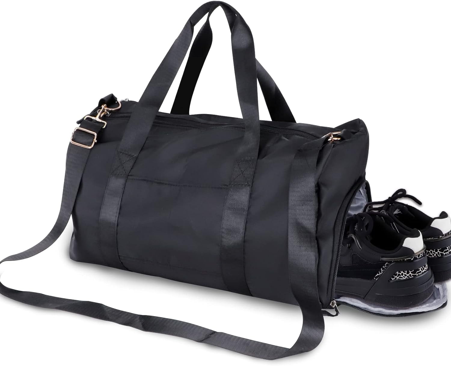 Gym Bag Small for Men Women, Waterproof Weekend Bag Duffel Bag with ...