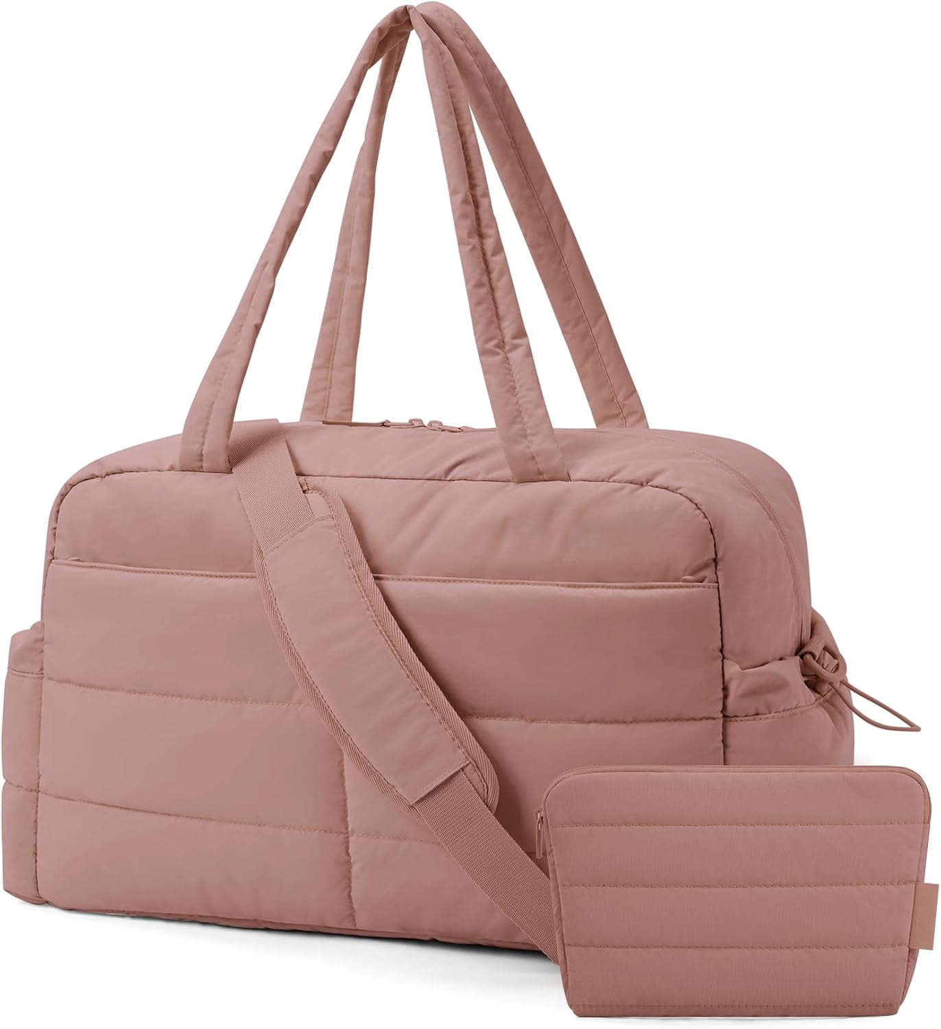 Gym Bag for Women, 31L Travel Duffle Bag Puffer Tote Quilted Laptop ...