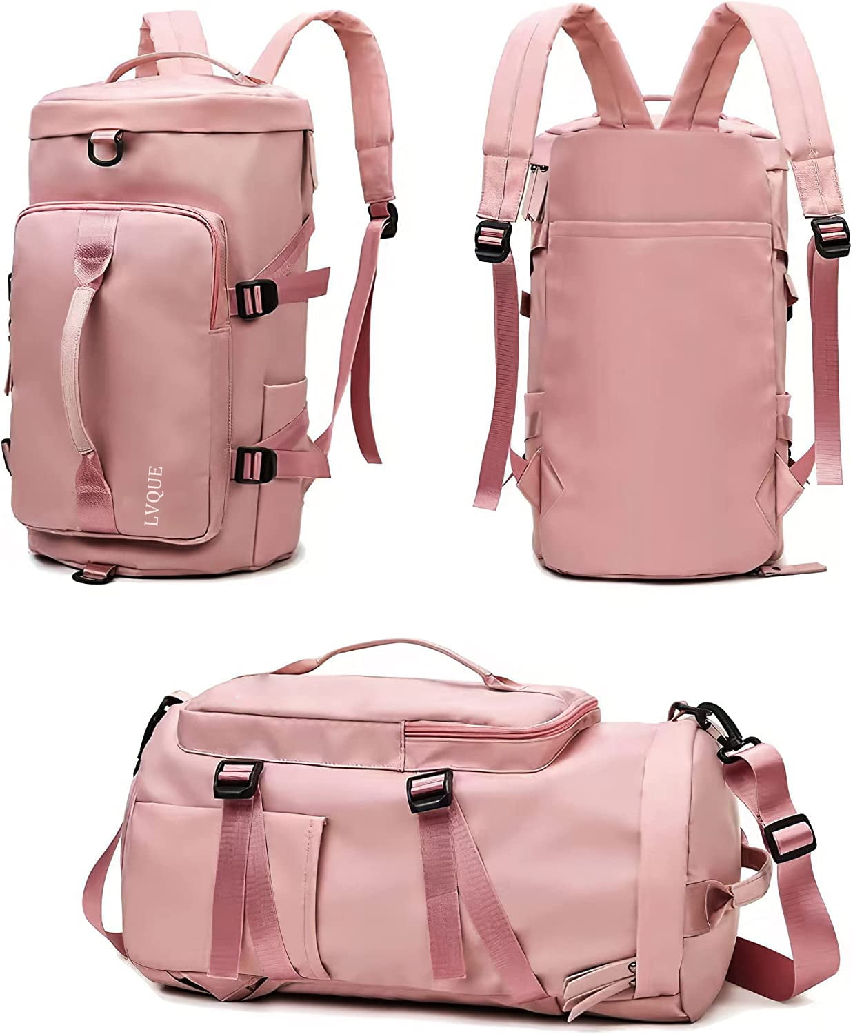 Gym Bag for Women Sports Duffel Backpack Travel Weekender Bag with ...