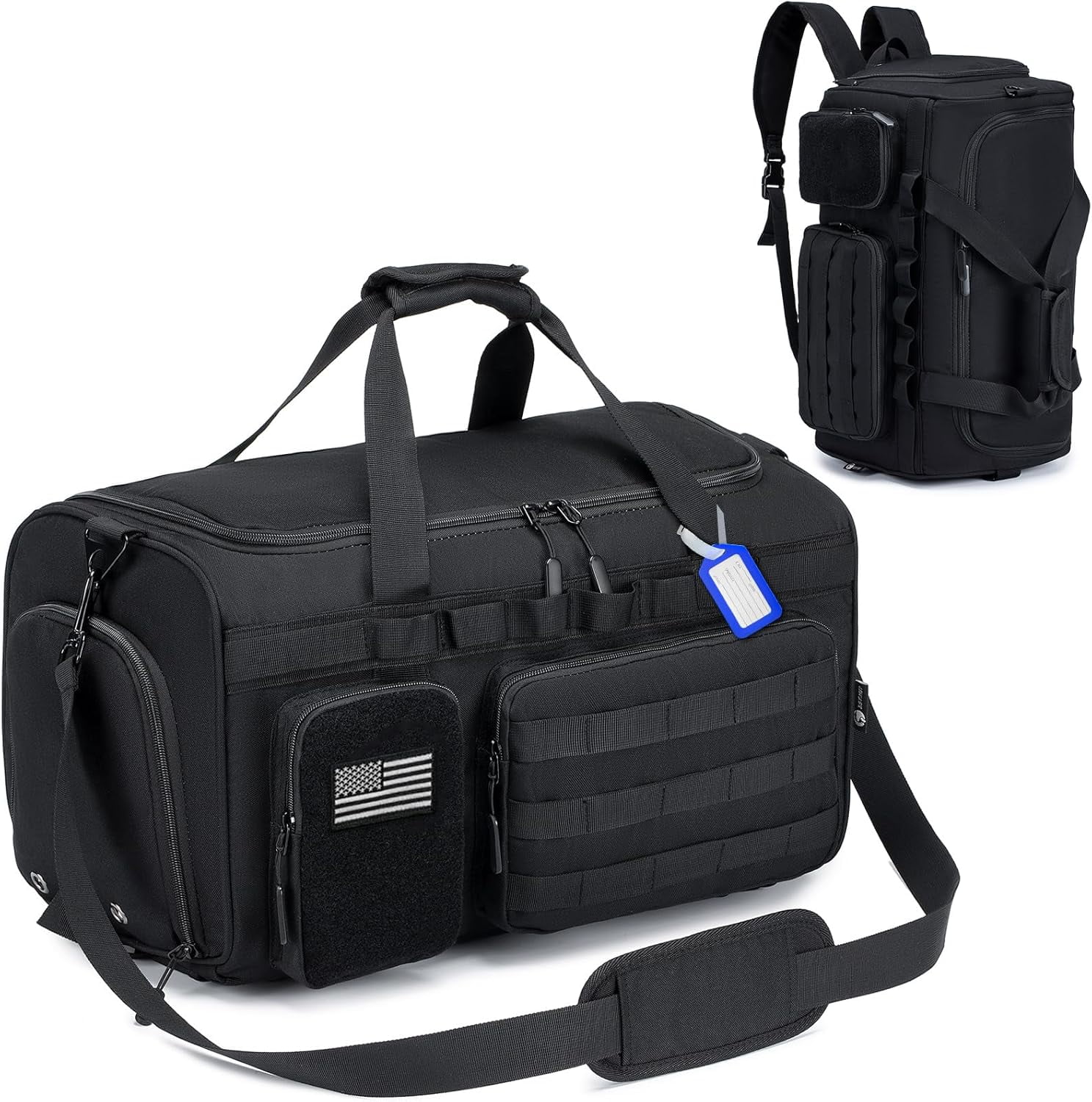 Gym Bags for Men, Tactical Duffle Bag Sports Travel Bag Gym Weekender ...