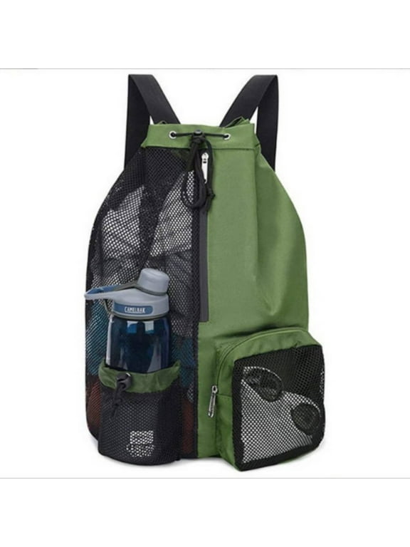 Drawstring Backpack - Tropical Summer with Flamingos Splash Proof Small ...