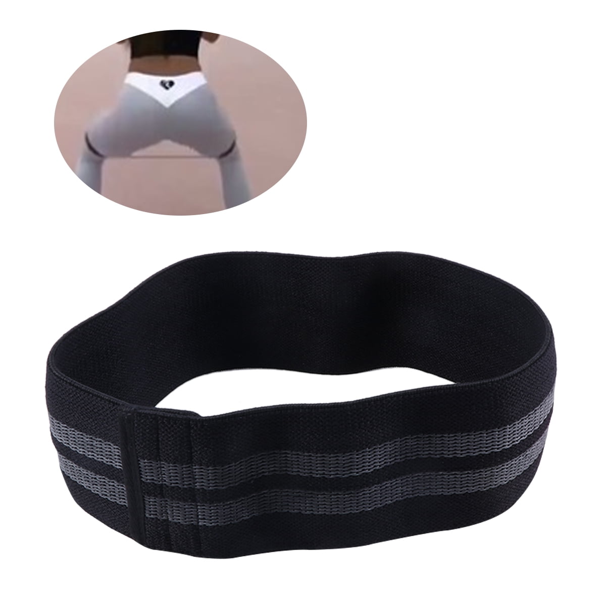 Gym Belts Elastic Band Workout Resistance Hip Ring Auxiliary Supplies ...