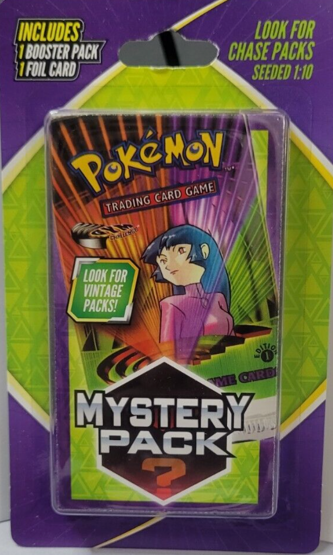 Gym Challenge Pokemon Mystery Pack! Look for CHASE PACKS seeded 1:10 ...