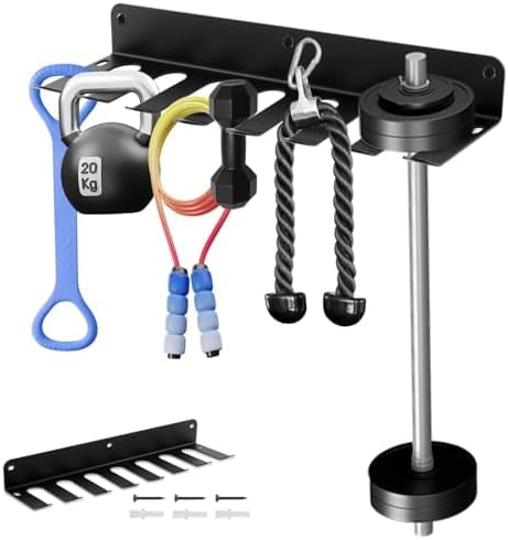 Gym Equipment Storage Rack, Resistance Bands Storage Hanger, Multi ...