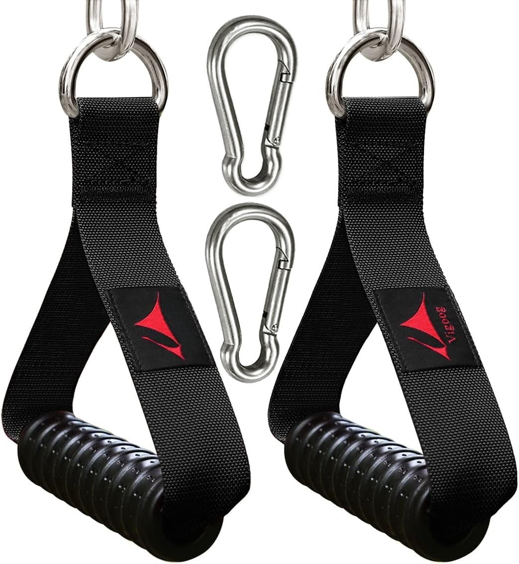 Gym Exercise Handles Attachment for Machine,Resistance Band,Pulley ...