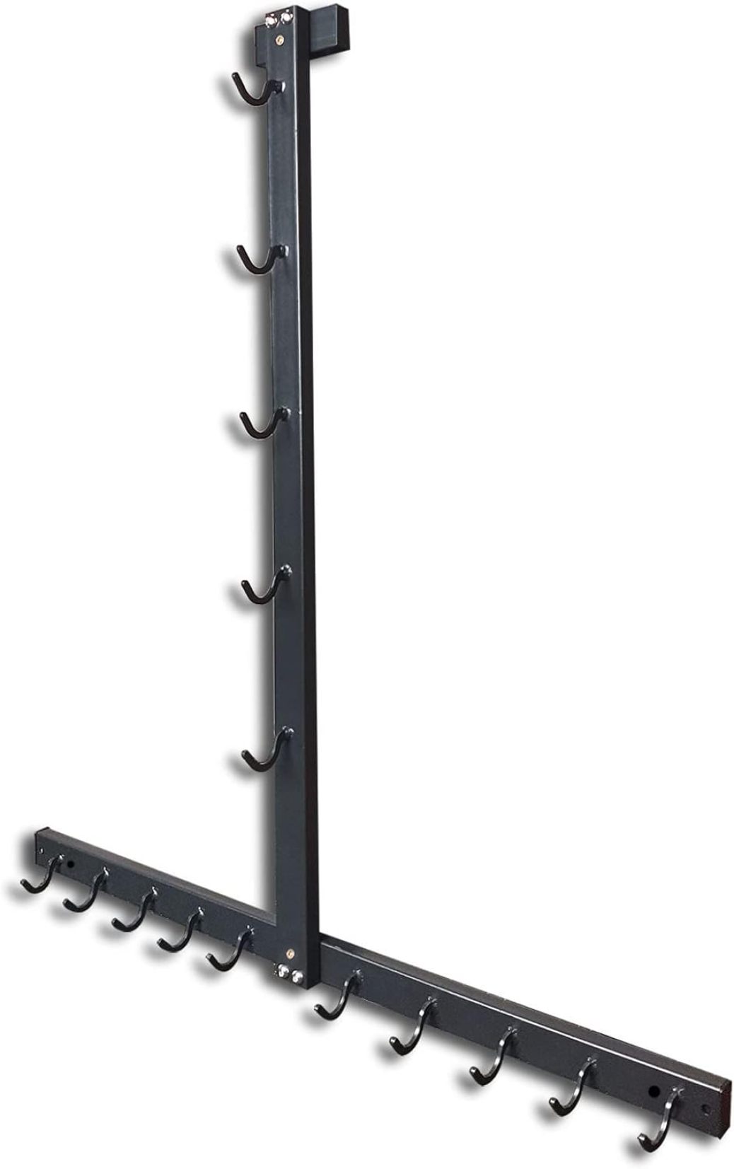Gym Fitness LAT Pull Down Bar Storage Rack for Mag Grip - Heavy Duty A ...