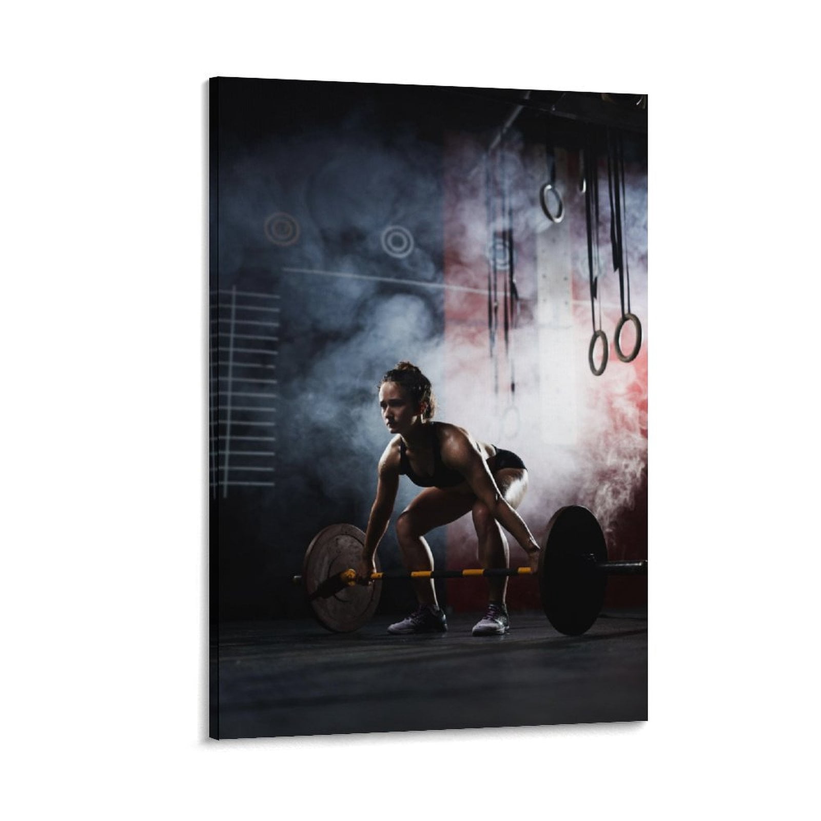 Gym Girl Motivational Muscle Sport Bodybuilding 2 Posters Art Print ...