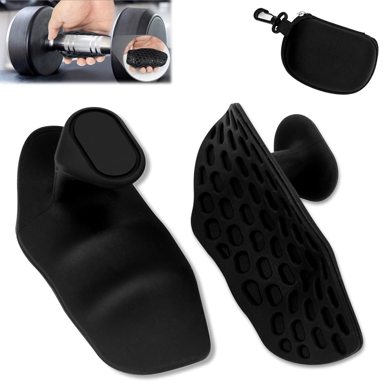 Gym Grip Pads for Weight Lifting, Weight Lifting Anti-Slip Gloves for ...