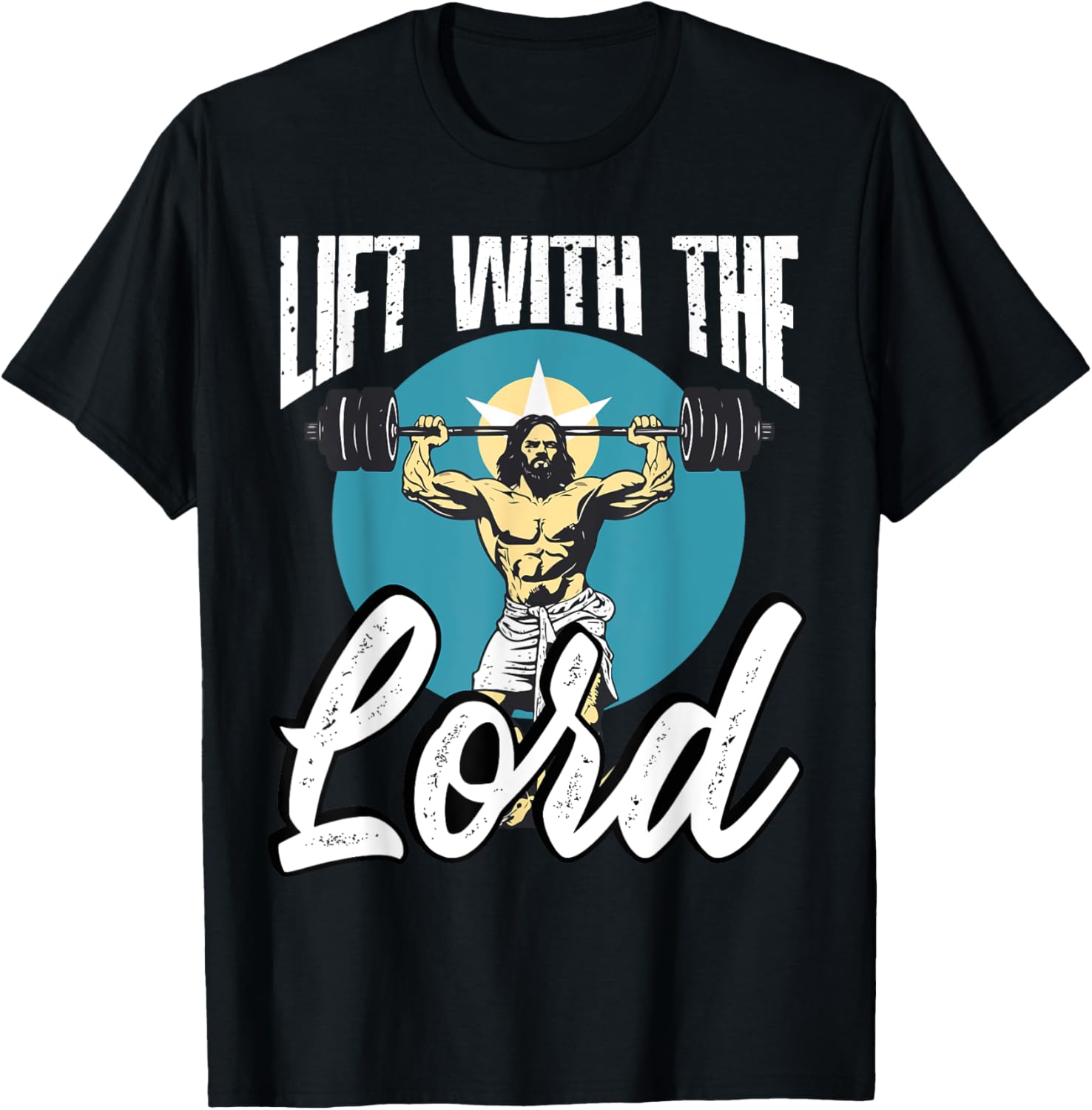 Gym Instructor Christian Beliefs Bodybuilding Jesus Christ T-Shirt ...