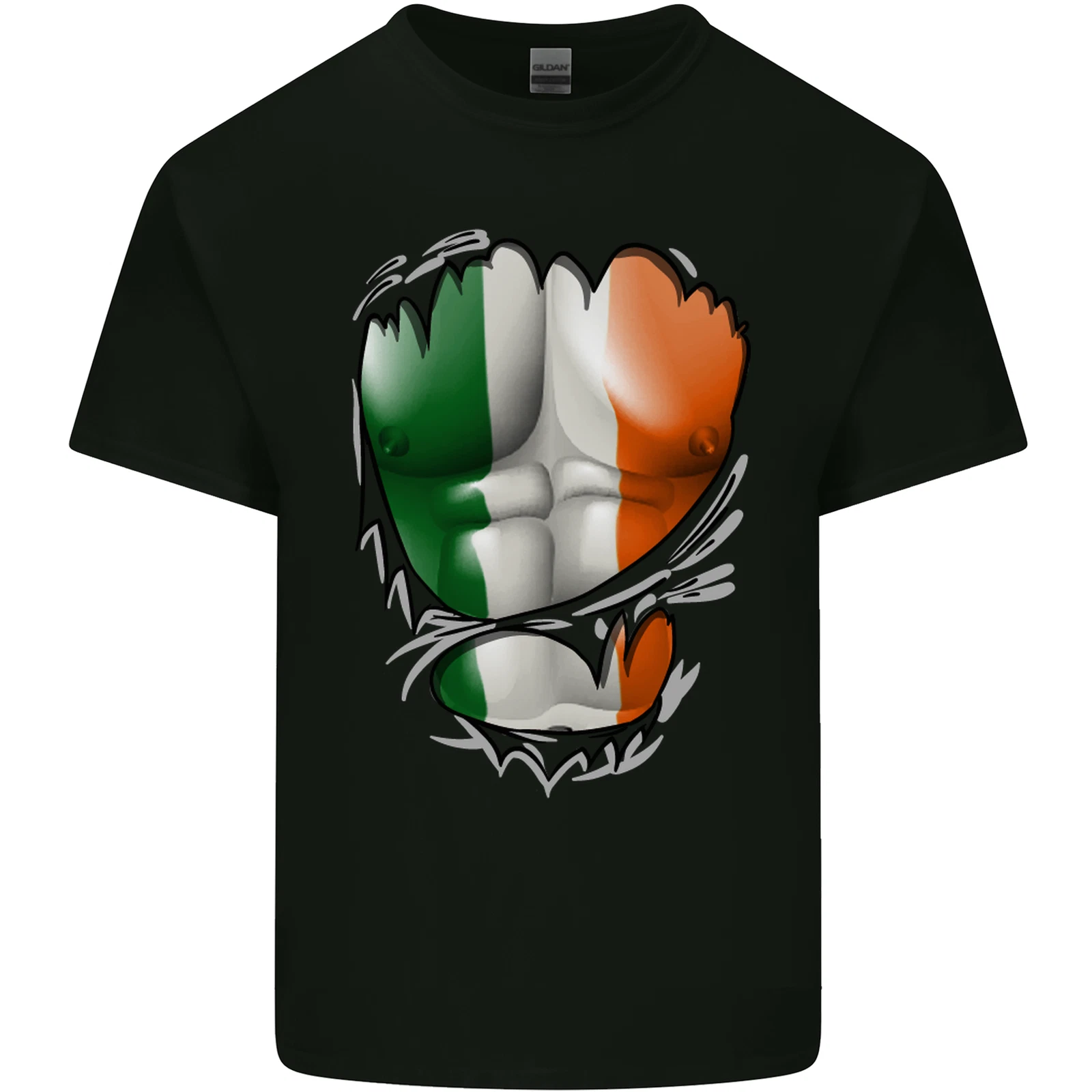 Gym Irish Tricolour Flag Muscles for an Ireland and Bodybuilder and ...