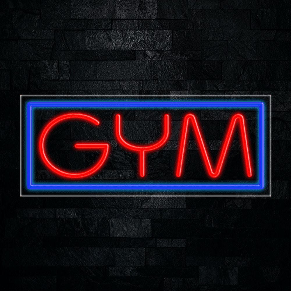 Gym-LED Neon Sign 30"L x 12"H #30556 - Walmart.com