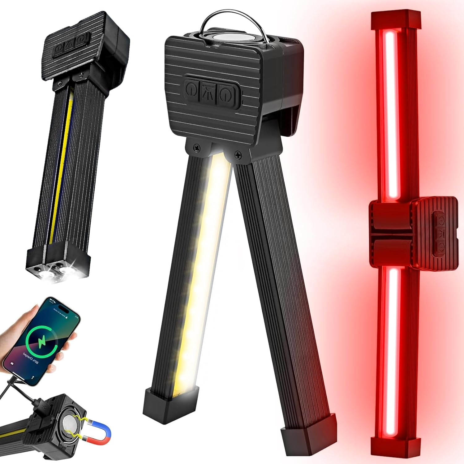 Gym Lamp, Portable Lighting for Posing, Magnetic Work Light ...