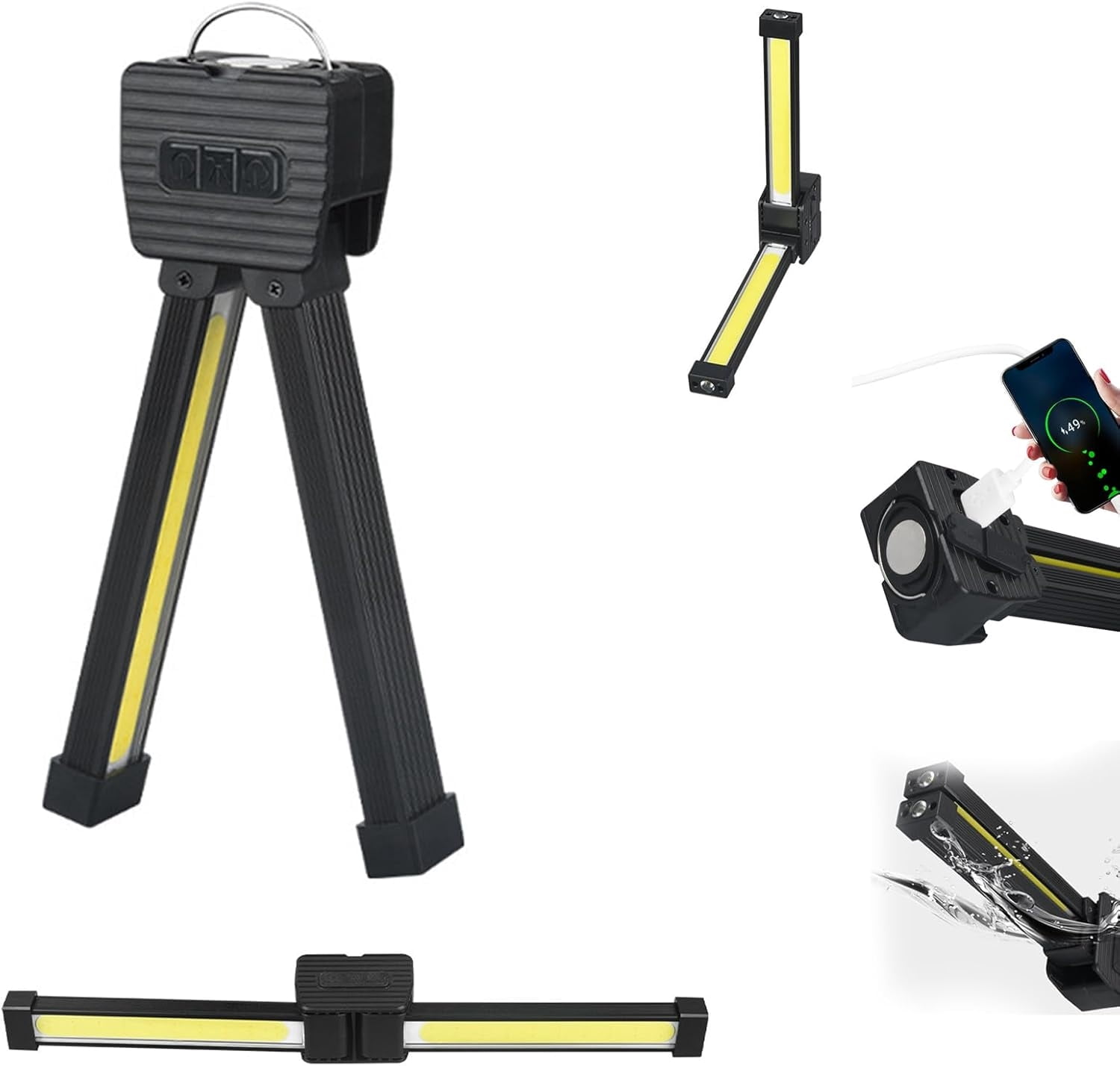 Gym Lamp For Posing,Magnetic Work Light With 180 Degree Folding ...
