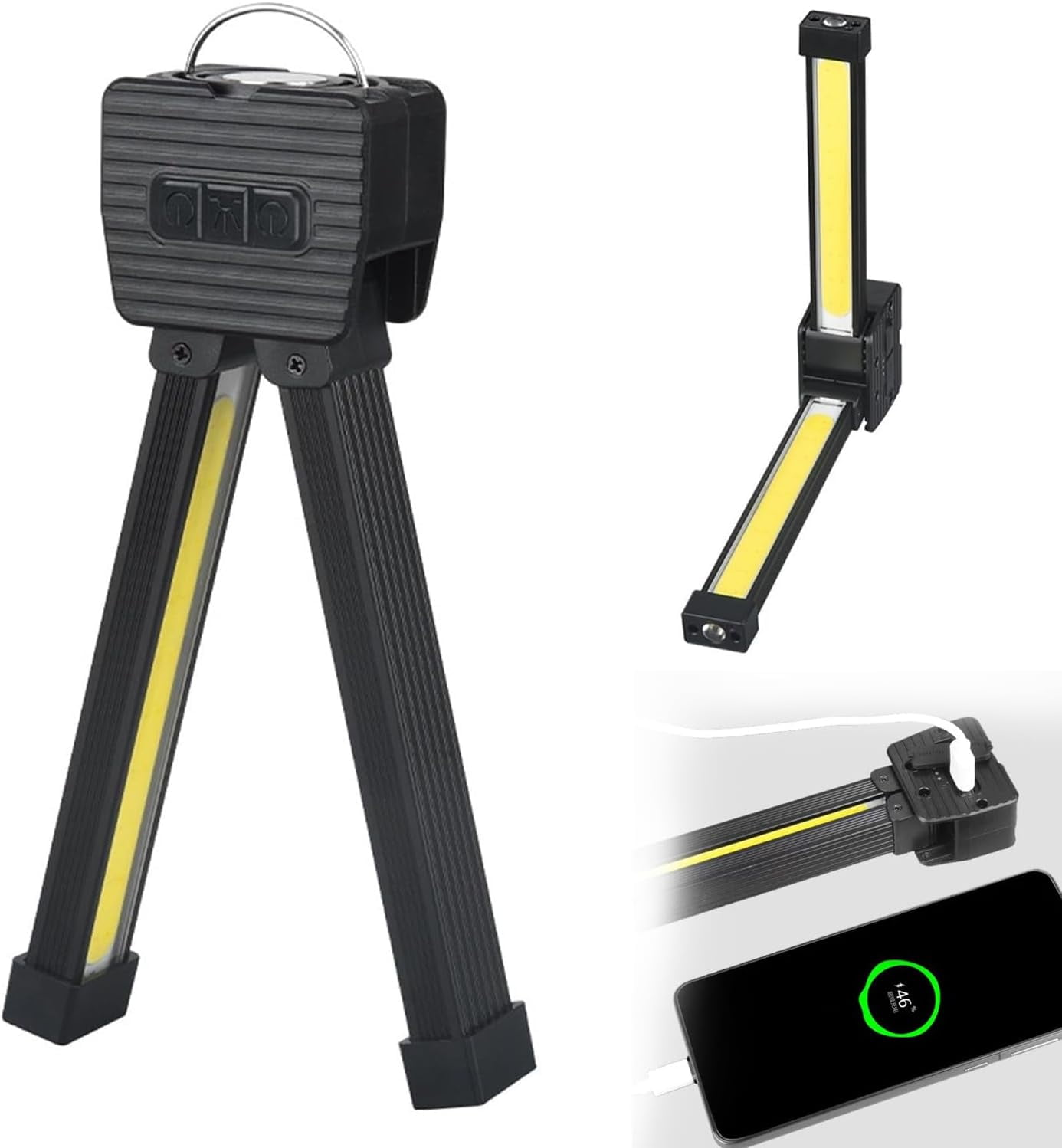 Gym Lamp for Posing, Portable Magnet LED Posing Lamp,180 Degree Folding ...