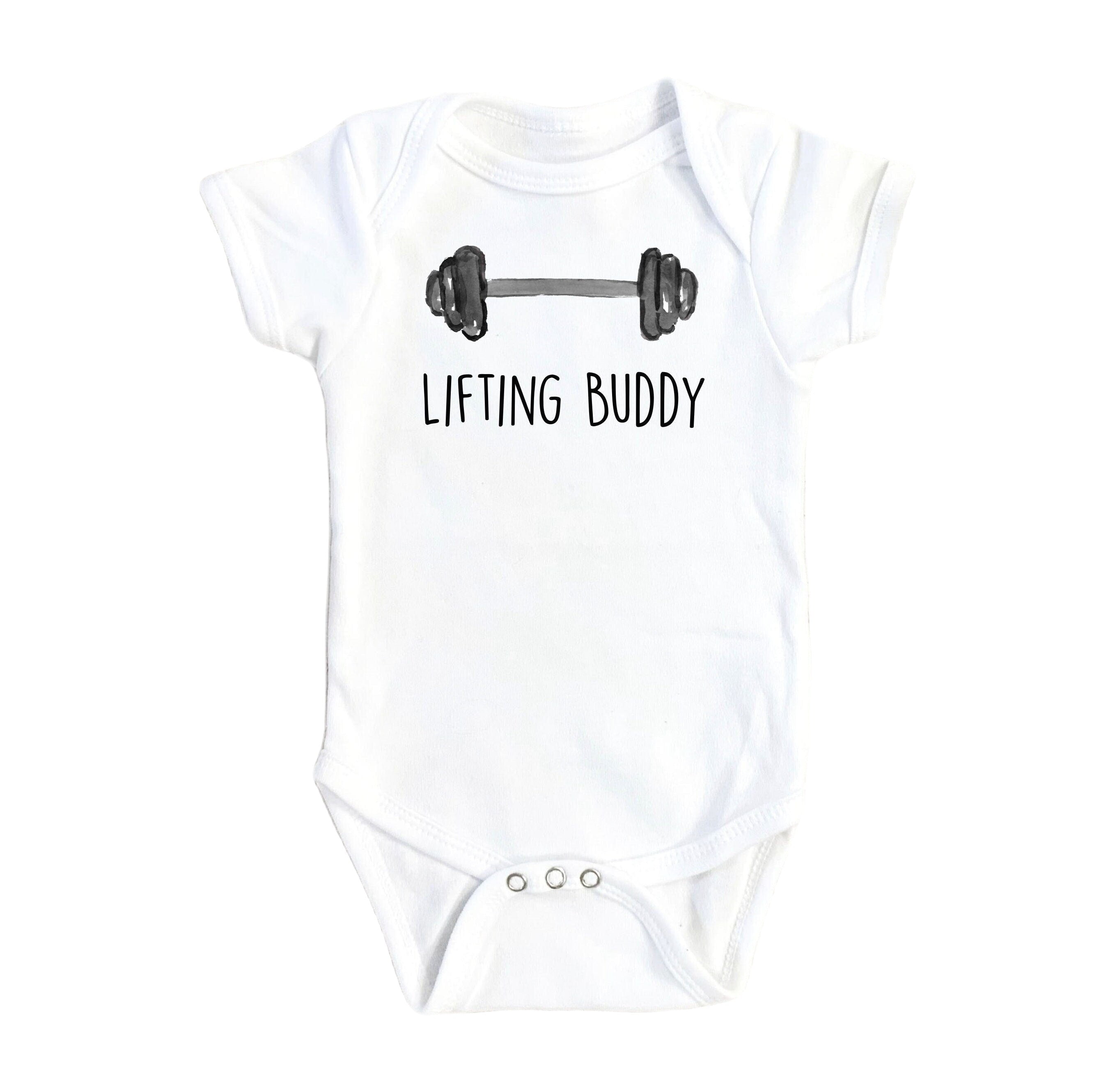 Gym Lifting Buddy - Baby Boy Girl Clothes Infant Bodysuit Funny Cute ...