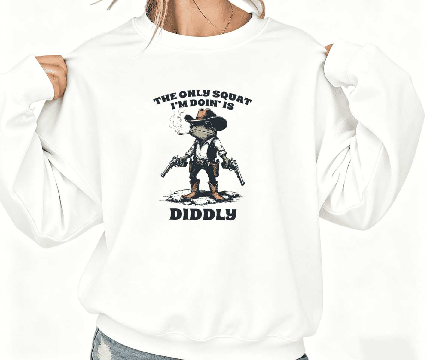 Gym Meme Parody White Crewneck Print Sweatshirt Graphic Sweatshirt The ...