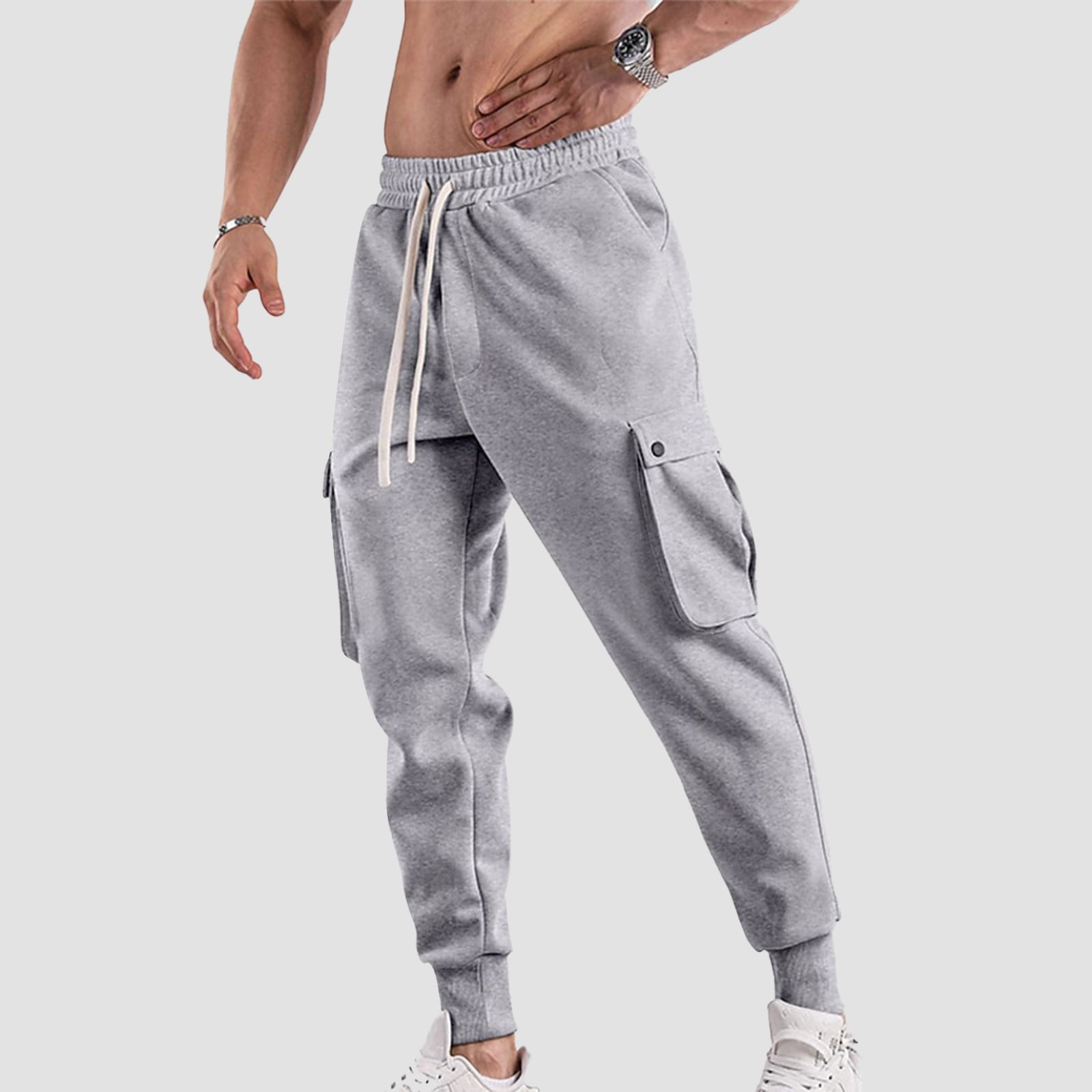 Gym Pants Men Men Men'S Sweatpants Men Sweat Clothes For Men Pocket ...