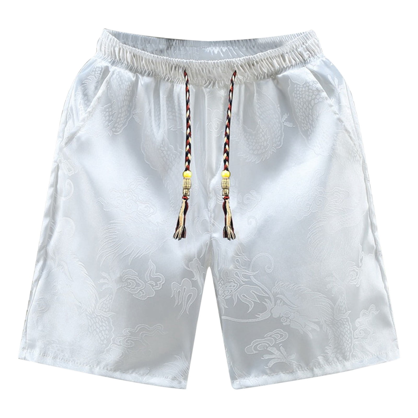 Gym Shorts Men Summer Straight Leg Loose 5 Inch Casual Shorts Bermuda ...
