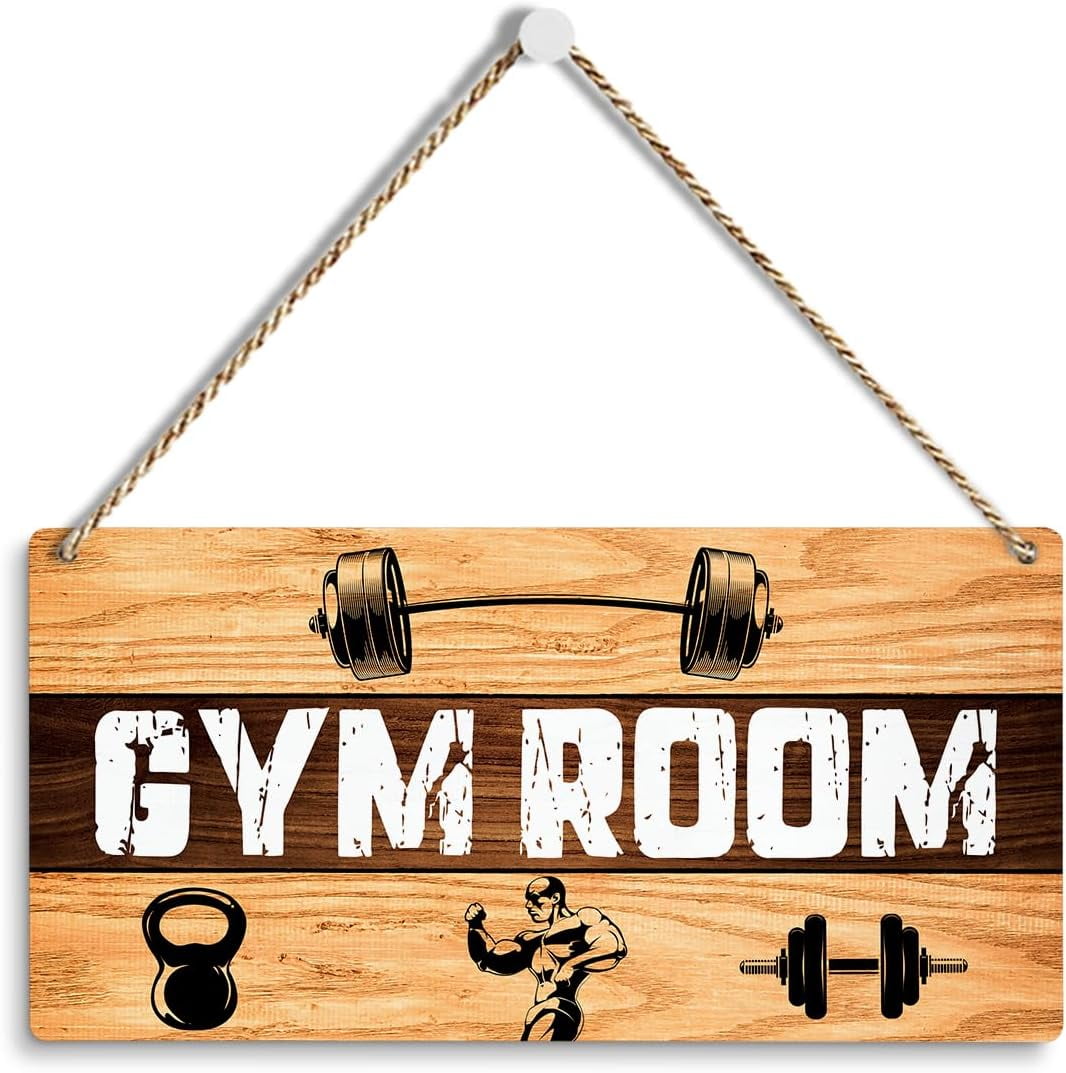 Gym Signs for Home Gym, Home Gym Sign Wall Decor, Gym Room Sign ...