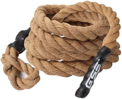 Gym Sisal Climbing Rope, Heavy Workout Rope for Indoor/Outdoor Workouts ...