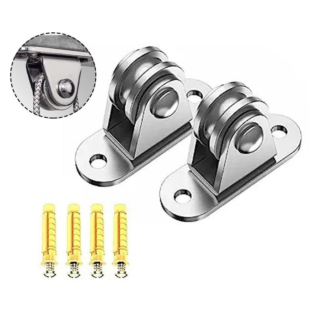 Gym Sliding Gate Stainless Steel Groove Pulley Wheels Blocks Rollers ...