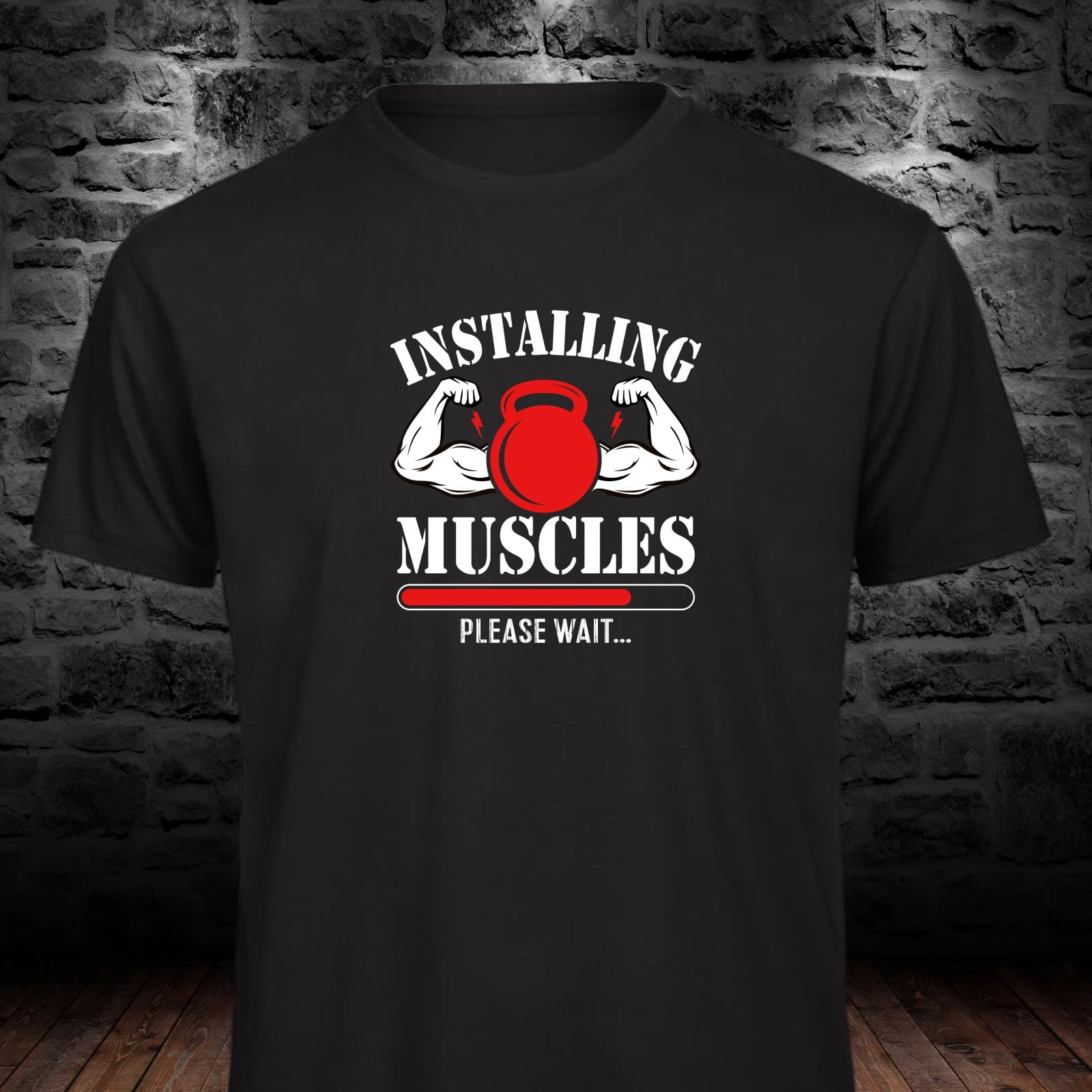 Gym T-Shirt | Bodybuilding | Unique | Men Tee | Installig Muscles ...