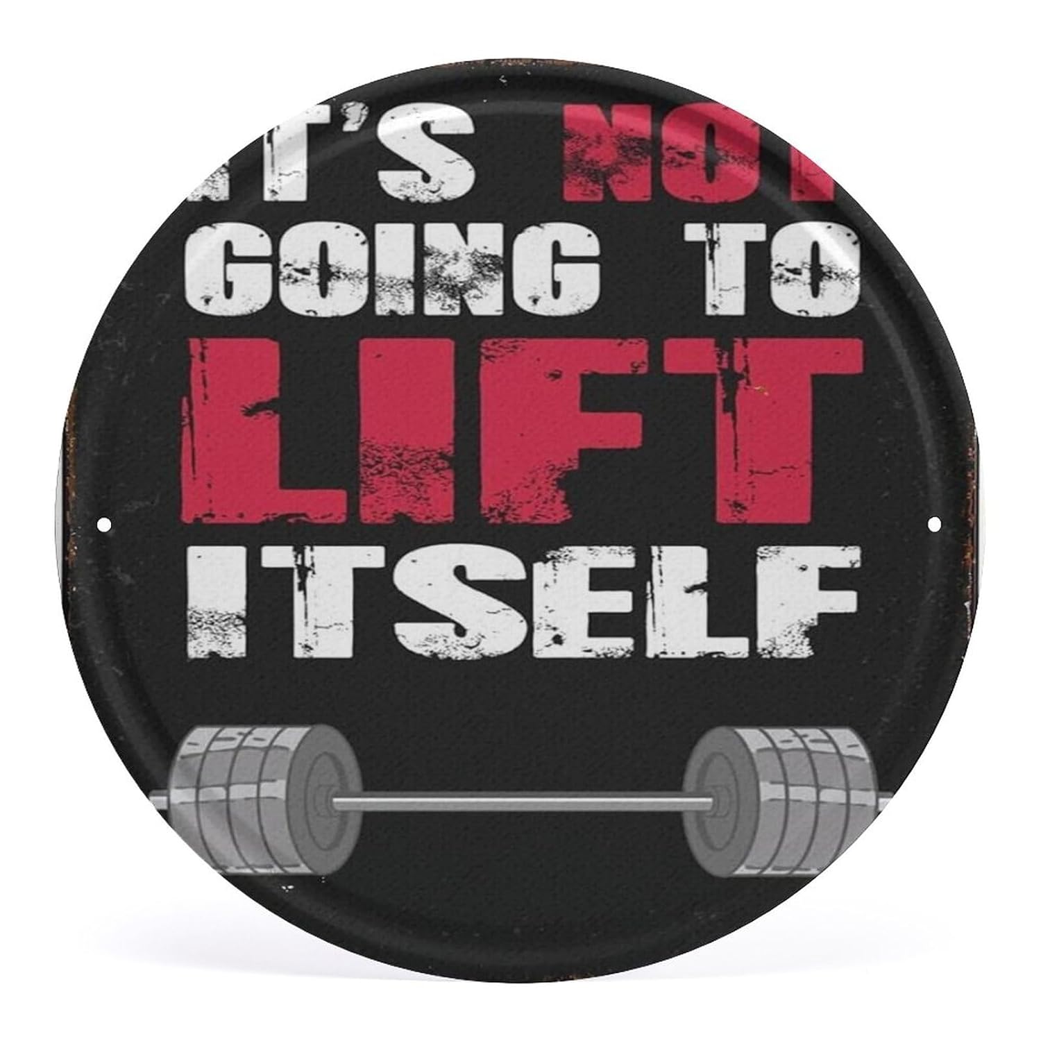 Gym Tin Signs - Fitness Art Weight Lifting Bodybuilding Motivation It'S ...