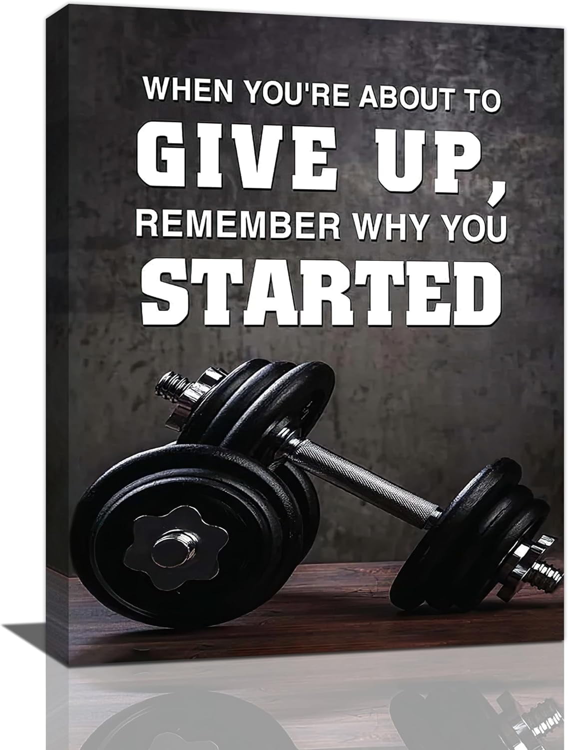 Gym Wall Art Black Inspirational Quotes Pictures Wall Decor Cool Gym ...