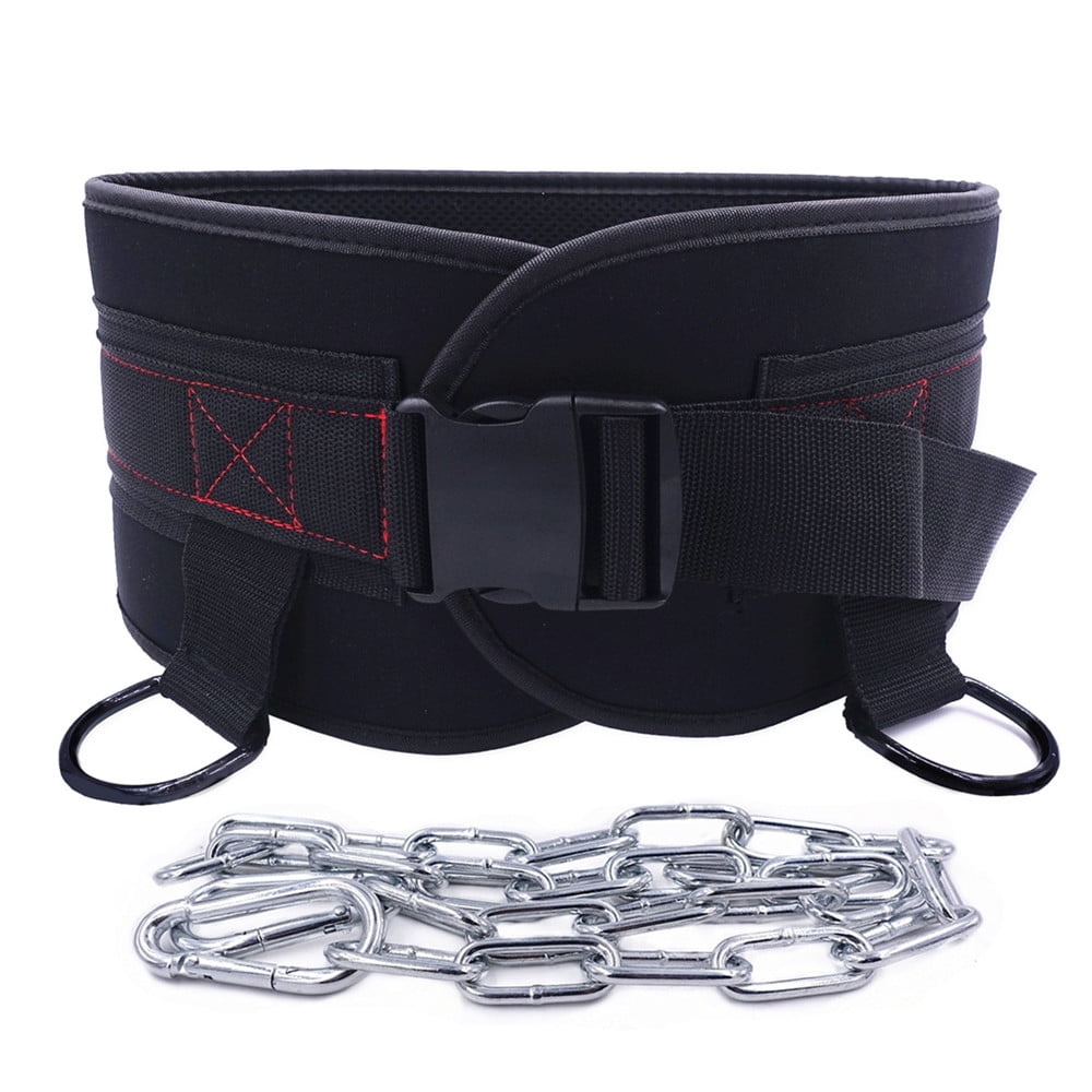 Gym Weightlifting Belt With Chain For Kettlebell Exercise, Bodybuilding ...