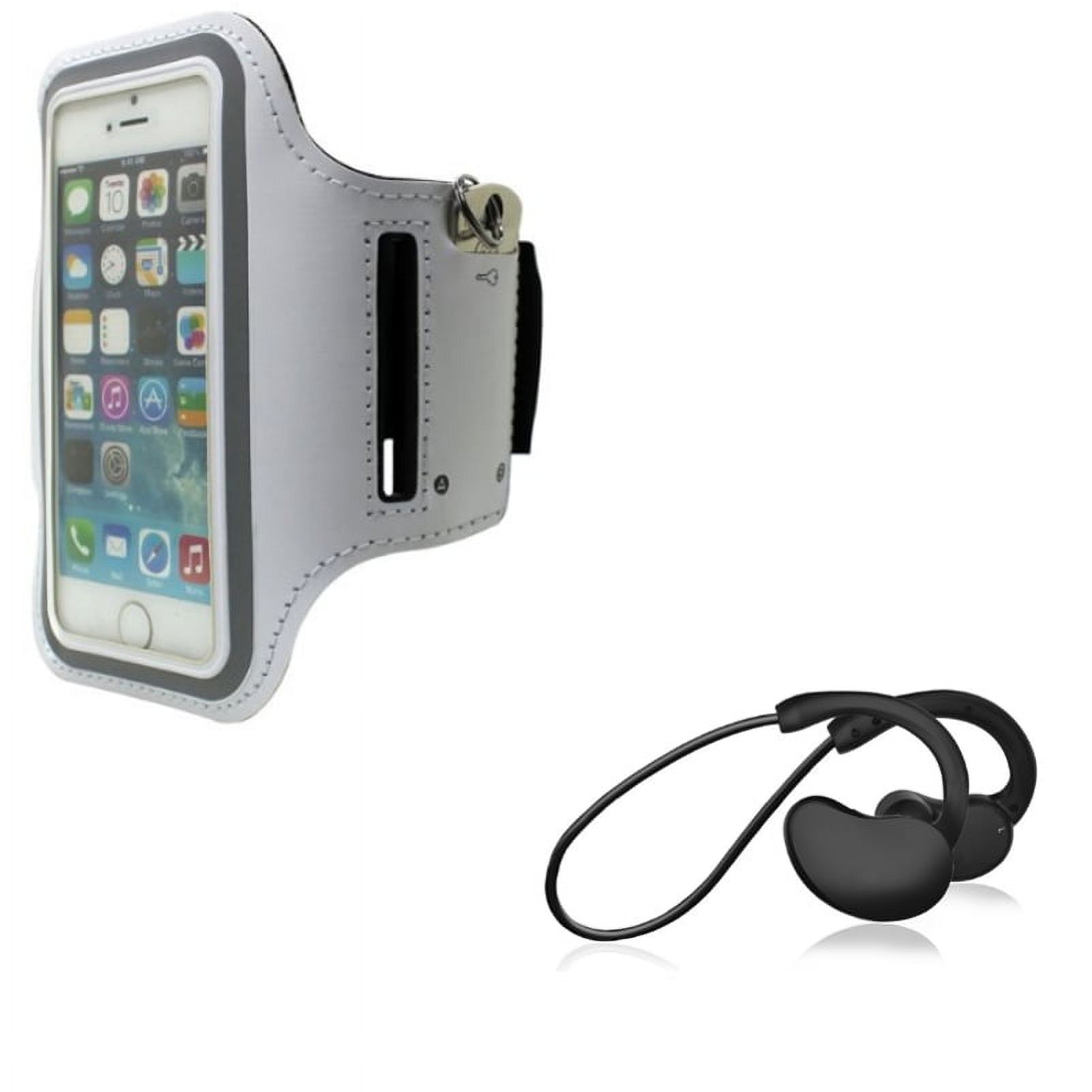 Gym Workout Sports Running Armband w With Microphone Sports Earphones ...