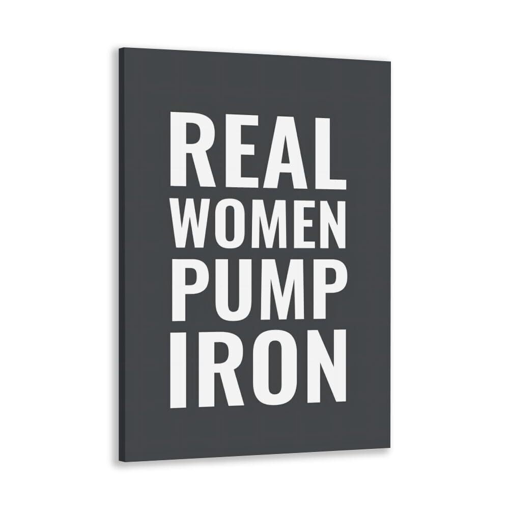 Gym fitness wall art collection motivational posters (12) real woman ...