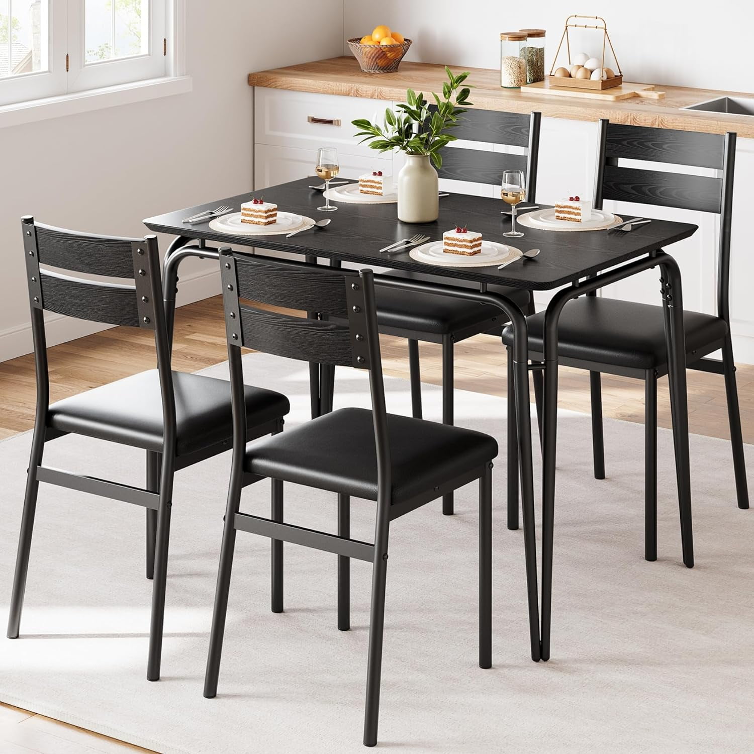 GymChoice Dining Table Set Dining Room Table Set for Small Spaces ...