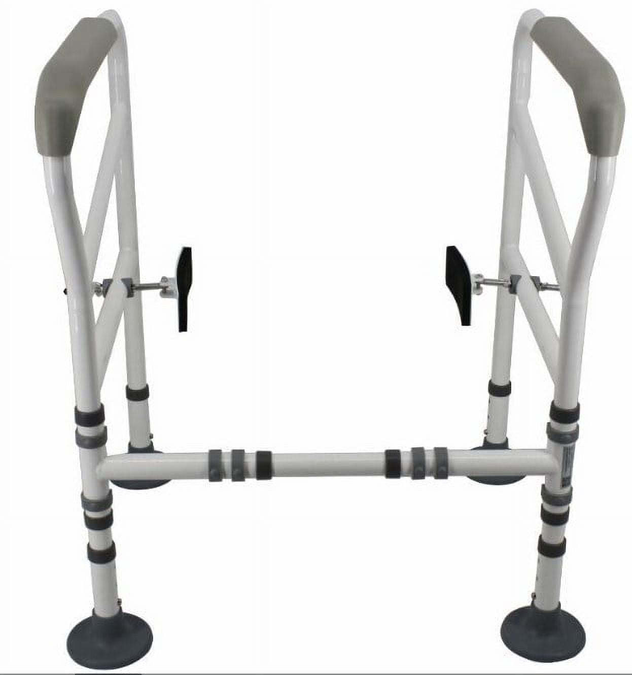 GymChoice Toilet Safety Rail,Adjustable Detachable Toilet Safety Frame ...