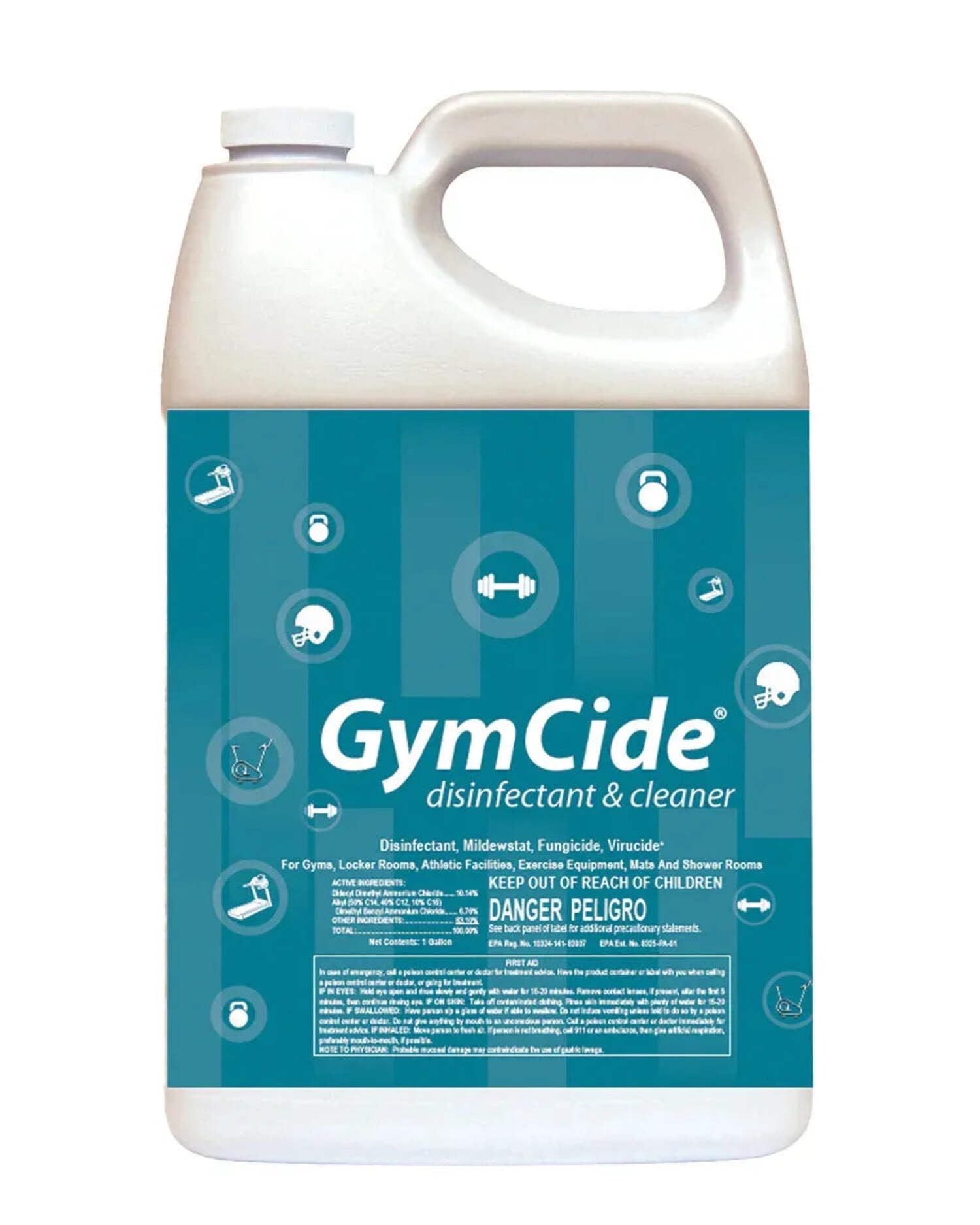 GymCide Disinfectant & Cleaner For Gyms, Sports Equipment, & Locker ...