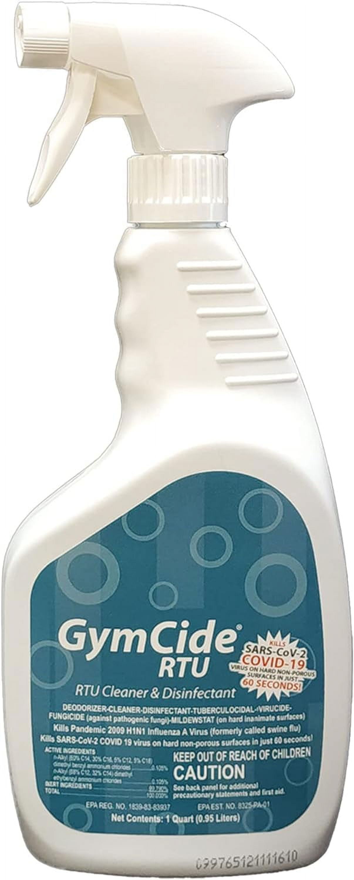 GymCide Disinfectant & Cleaner For Sports, Gyms, and Fitness Equipment ...
