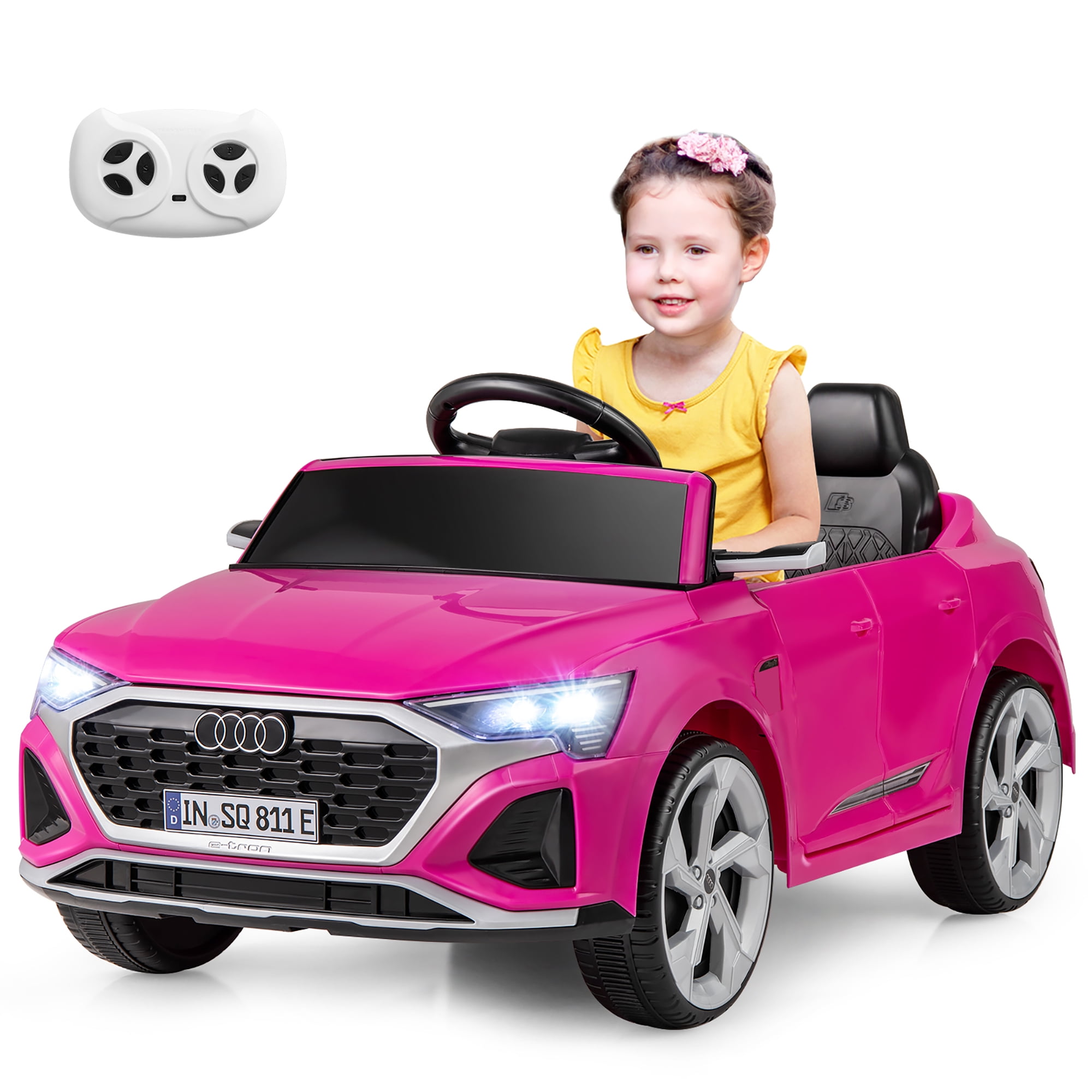 Gymax 12V Kids Ride On Car w/Remote Control 4 Wheels Suspension 3 ...
