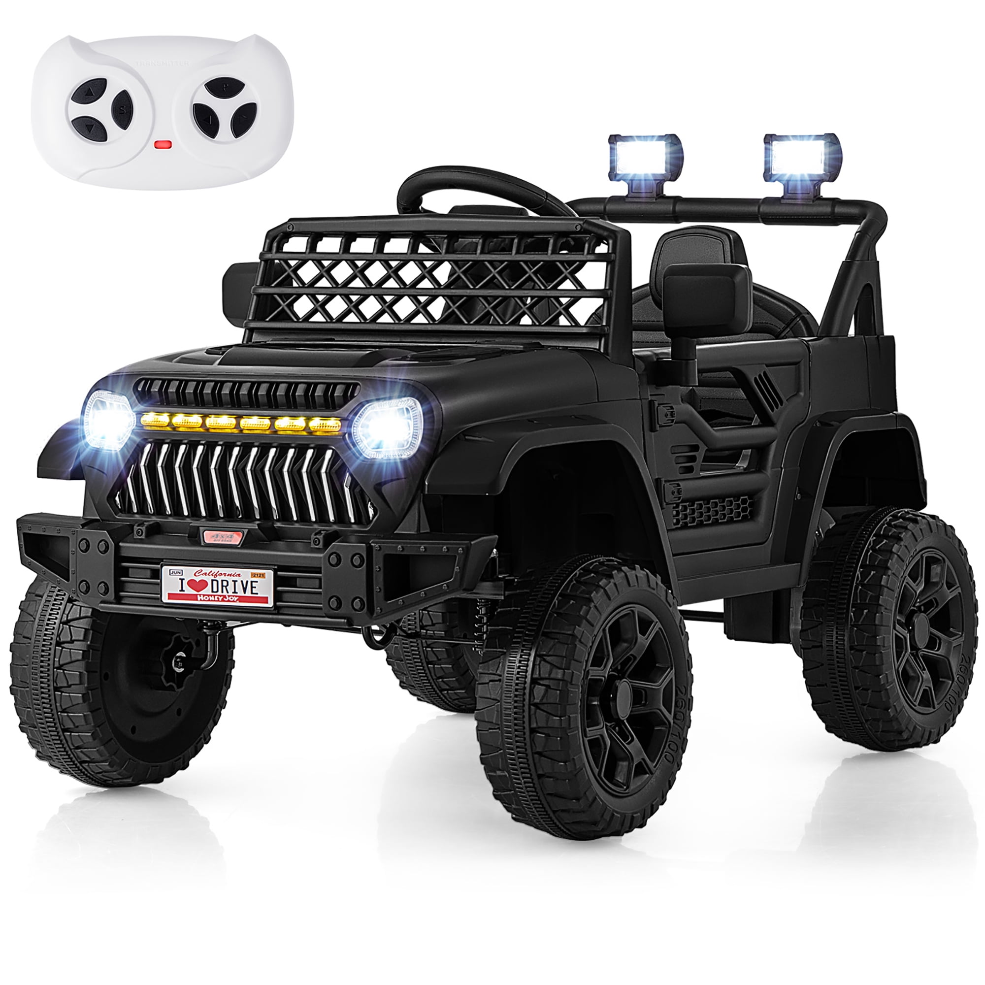 Gymax 12V Kids Ride on Truck Car Battery Powered Toddler Electric ...