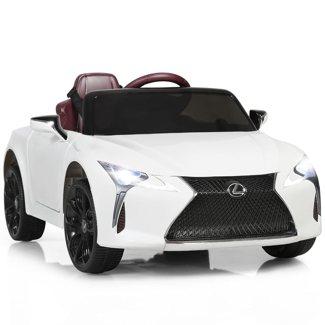 Gymax 12V Licensed Lexus LC500 Electric Ride On Car for Toddlers & Kids ...
