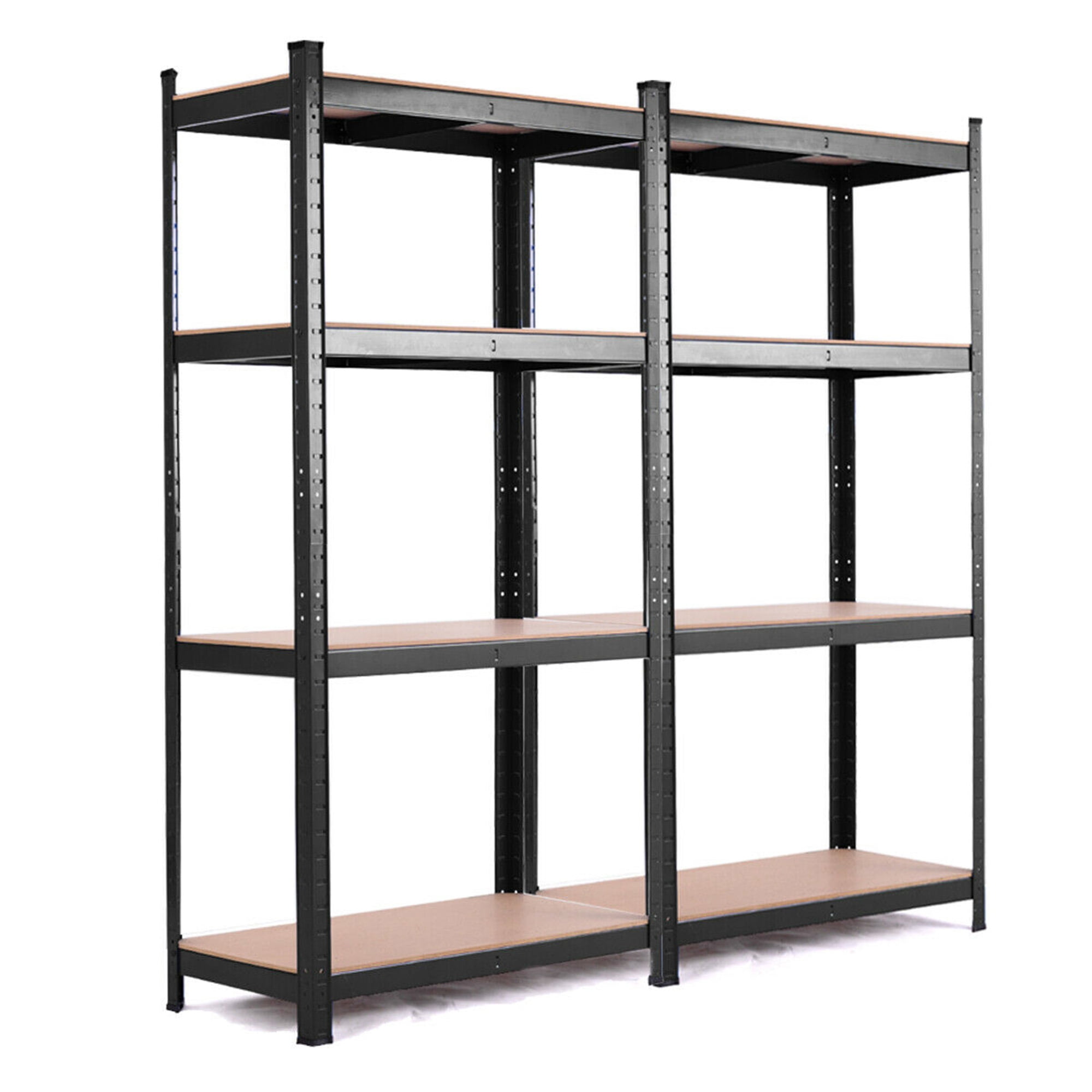 Gymax 2 PCS Adjust Heavy Duty 4 Level Garage Tool Shelf Storage 1600lbs ...