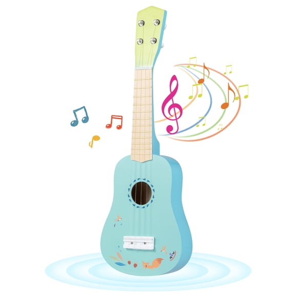 Gymax 21 Inch Ukulele for Kids Toy Ukulele for Toddlers w/ Laminated ...