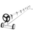 Gymax 22 Ft Pool Cover Reel Set Aluminum In-ground Swimming Solar Cover ...