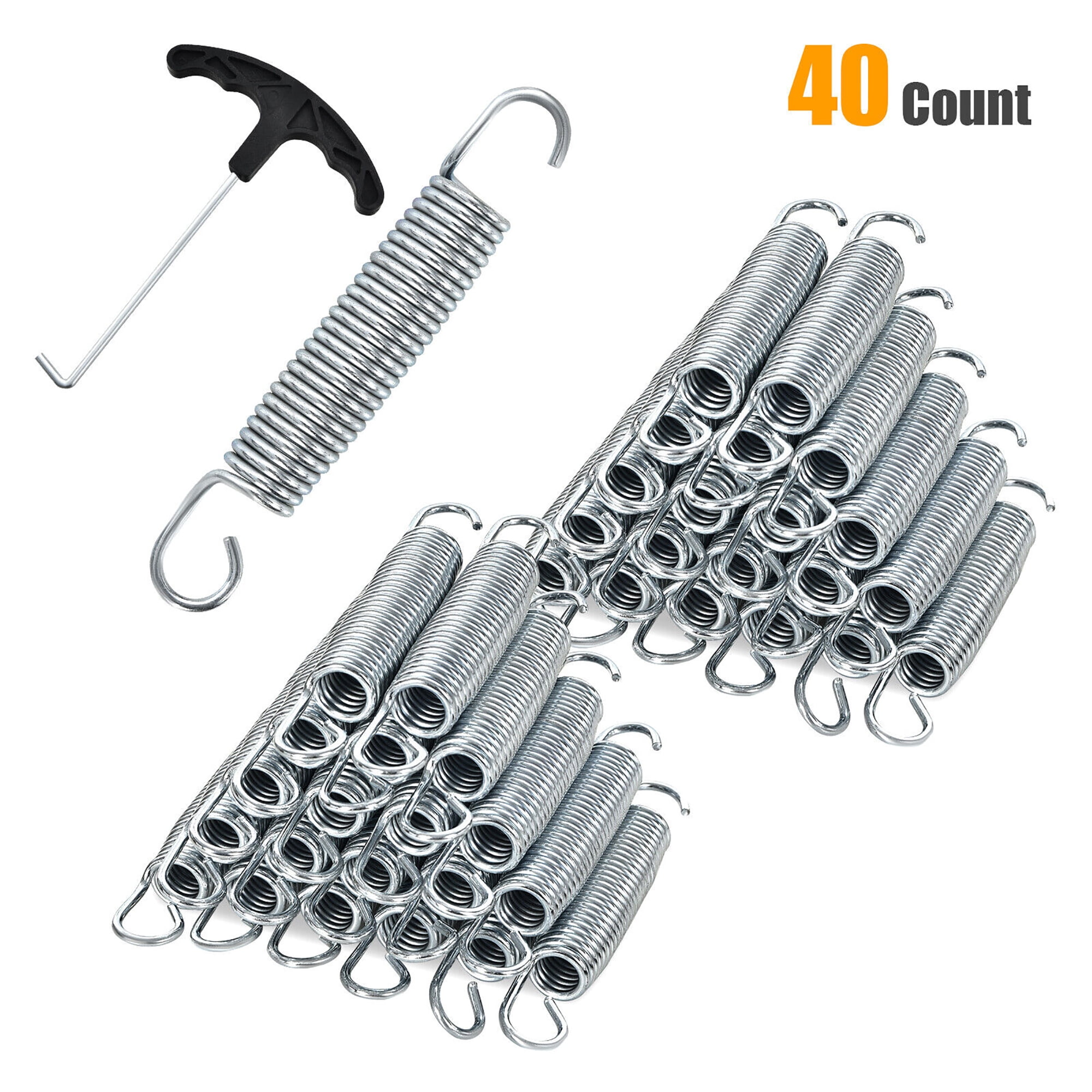 Gymax 2PCS 5.5 Inch Rustproof Replacement Trampoline Elasticity Springs ...