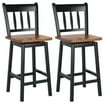 Summit Living 24’’ Counter Height Wood Bar Stools Set of 4 for Kitchen ...