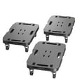 Gymax 3pcs Platform Dolly Interlocking Furniture Mover 660lbs Weight ...