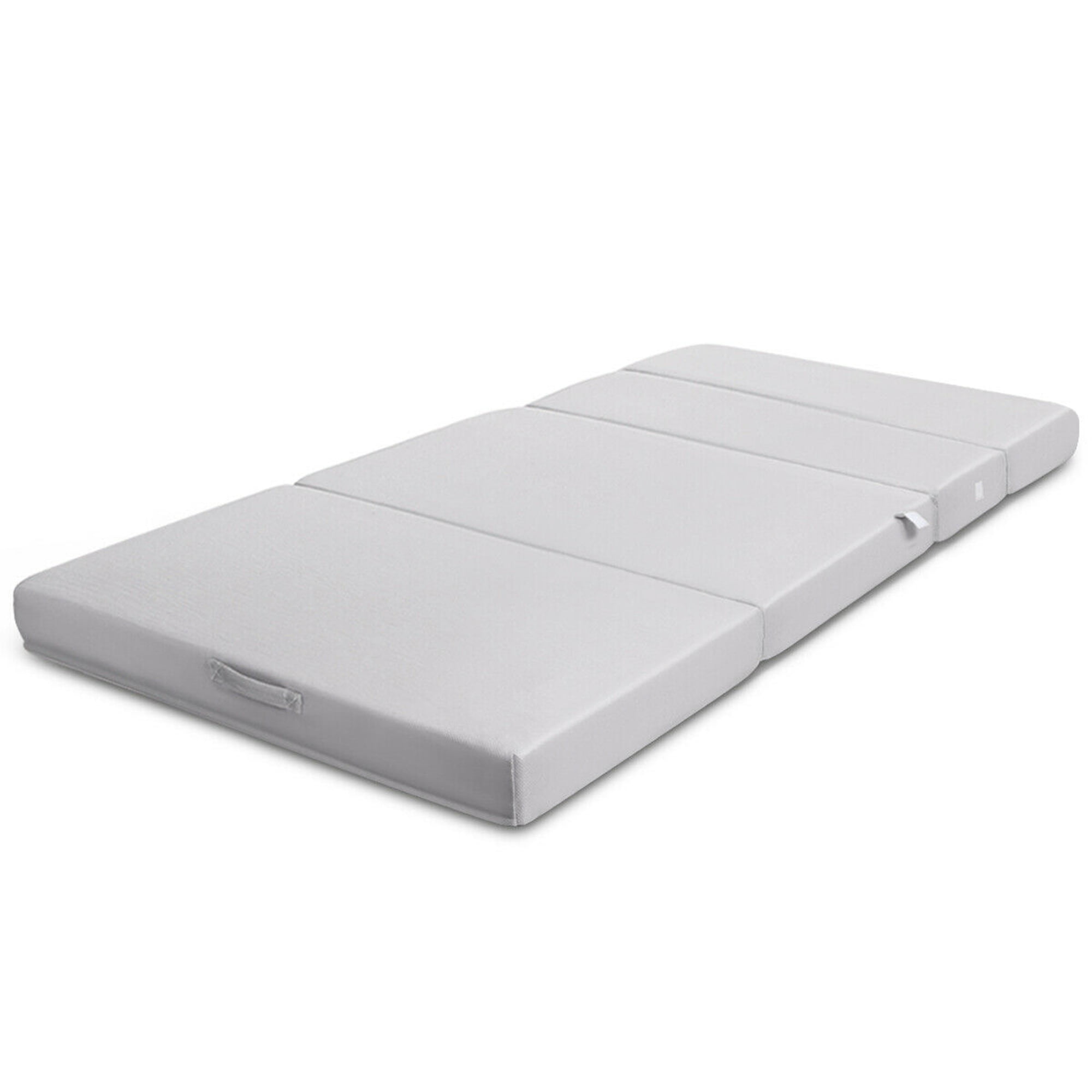 Gymax 4'' Twin XL Size Foam Folding Mattress Sofa Bed Guests Floor Mat ...