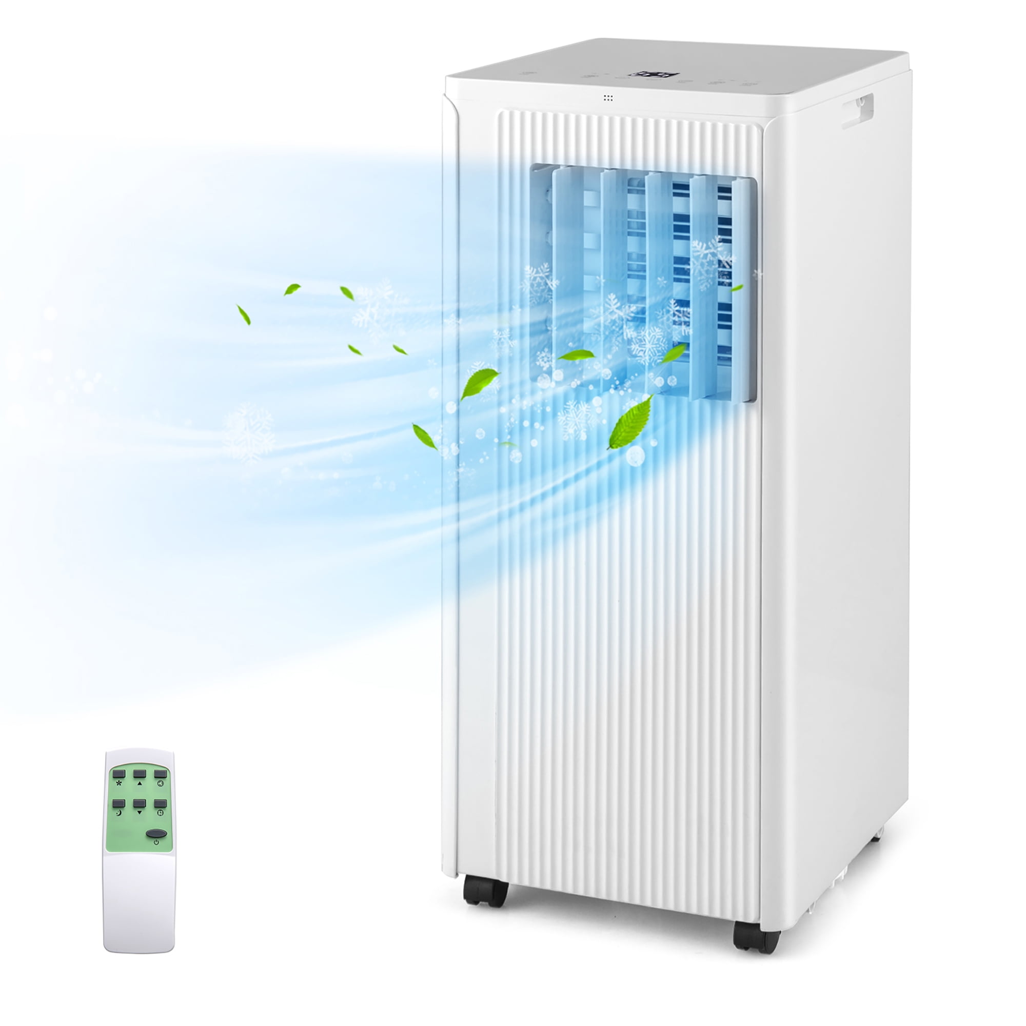 Gymax 10000 BTU Portable Air Conditioner, 4-in-1 AC, Fan, Dehumidifier ...