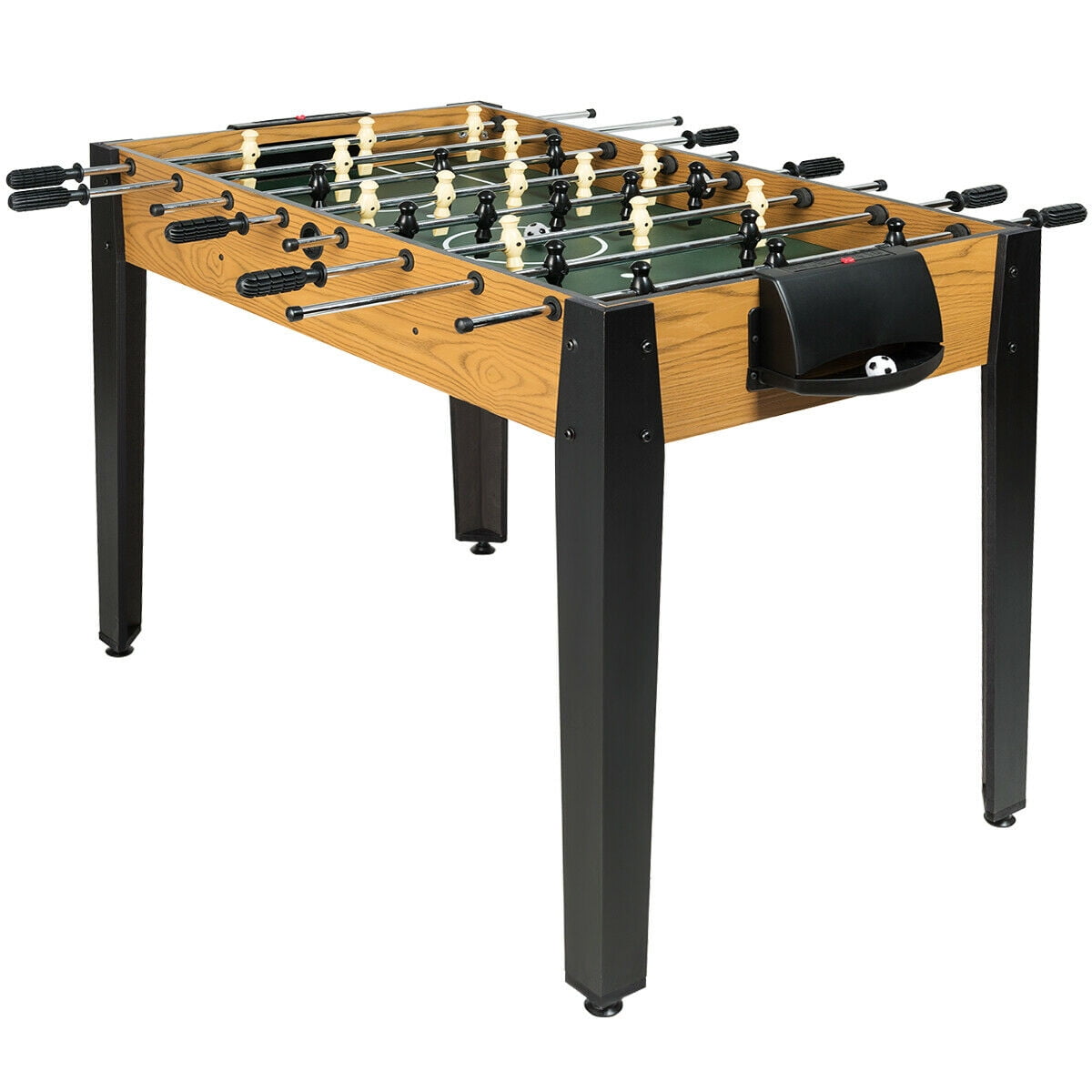 Gymax 48'' Competition Sized Wooden Soccer Foosball Table Home ...